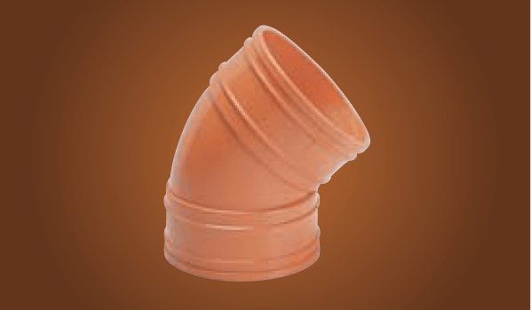 45º Sewer Bend F/F - VicPlas