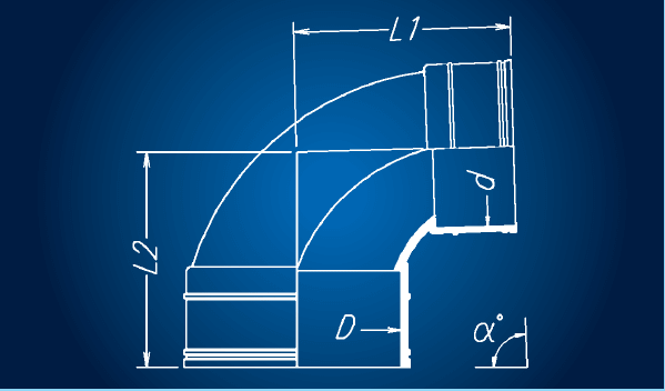 90º REDUCING BEND F/F - VicPlas