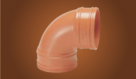 90º Sewer Single Sweep Tee M/F - VicPlas