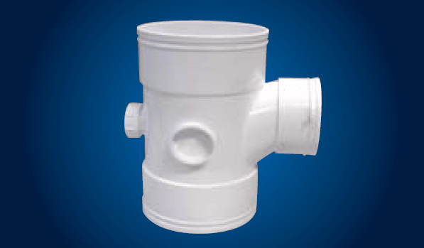 90° Reducing Sweep Tee F/F IO - VicPlas