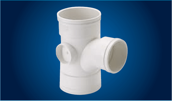 90° Reducing Sweep Tee F/F - VicPlas