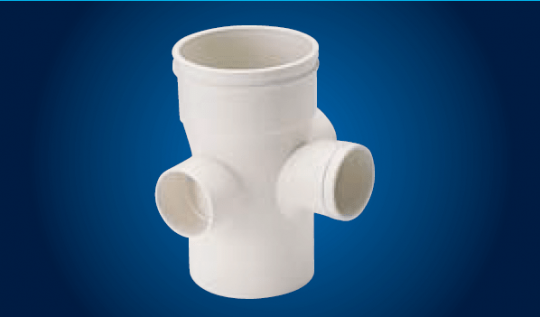 90° Reducing Tee M/F with 2" Branch - VicPlas