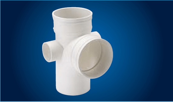 90° Sweep Tee M/F with 2" Branch - VicPlas