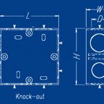 1-Gang PVC Knockout Box - VicPlas