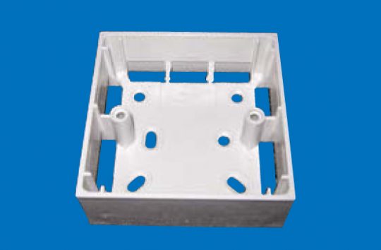 1-Gang PVC Knockout Box Extension Ring - VicPlas