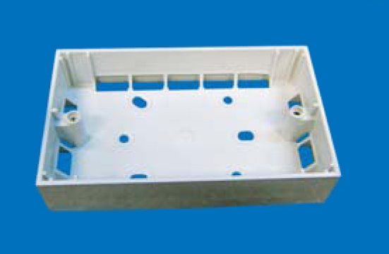 2-Gang PVC Suface Mounting Box - VicPlas