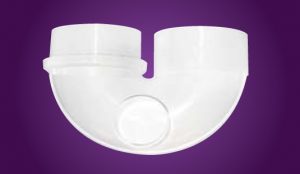 92° DB-Locking 'U' Trap Body M/F w/2" Side Vent (For Export Only) - VicPlas