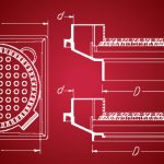 Dome Floor Trap Grating with 1.1/2" Outlet - VicPlas