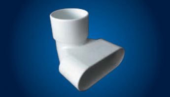 Round To Rectangular Bend - VicPlas